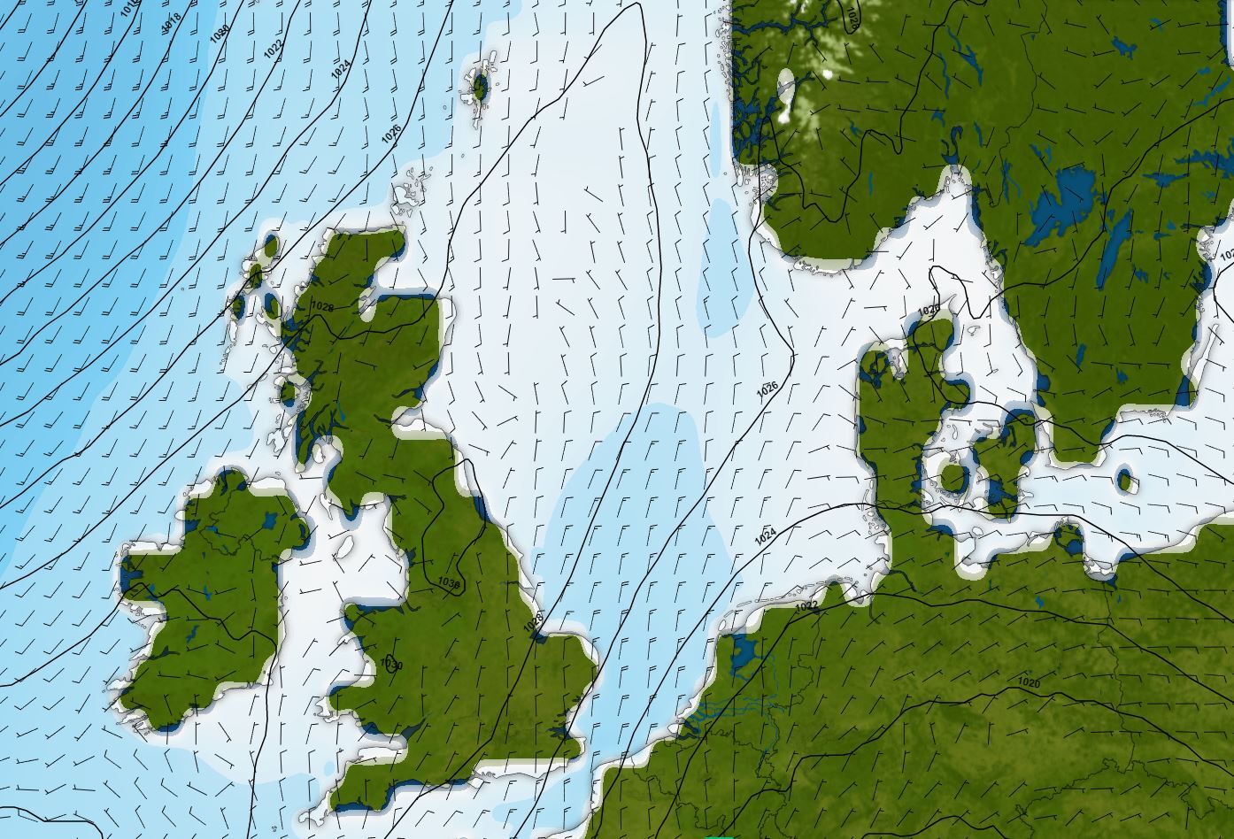 North Sea weather briefing week 19: An Atlantic low pressure influence ...