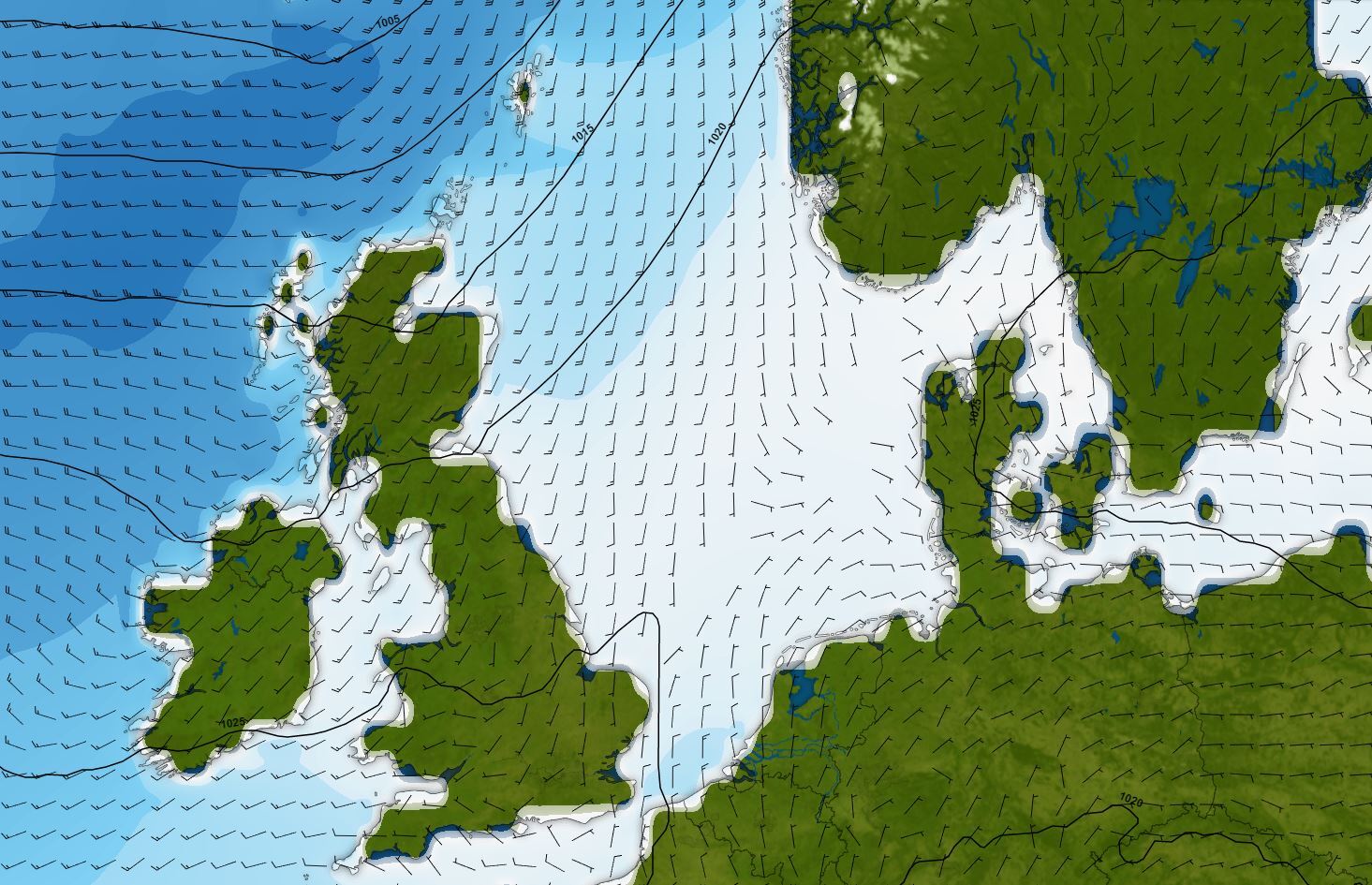 North Sea weather briefing week 19: An Atlantic low pressure influence ...