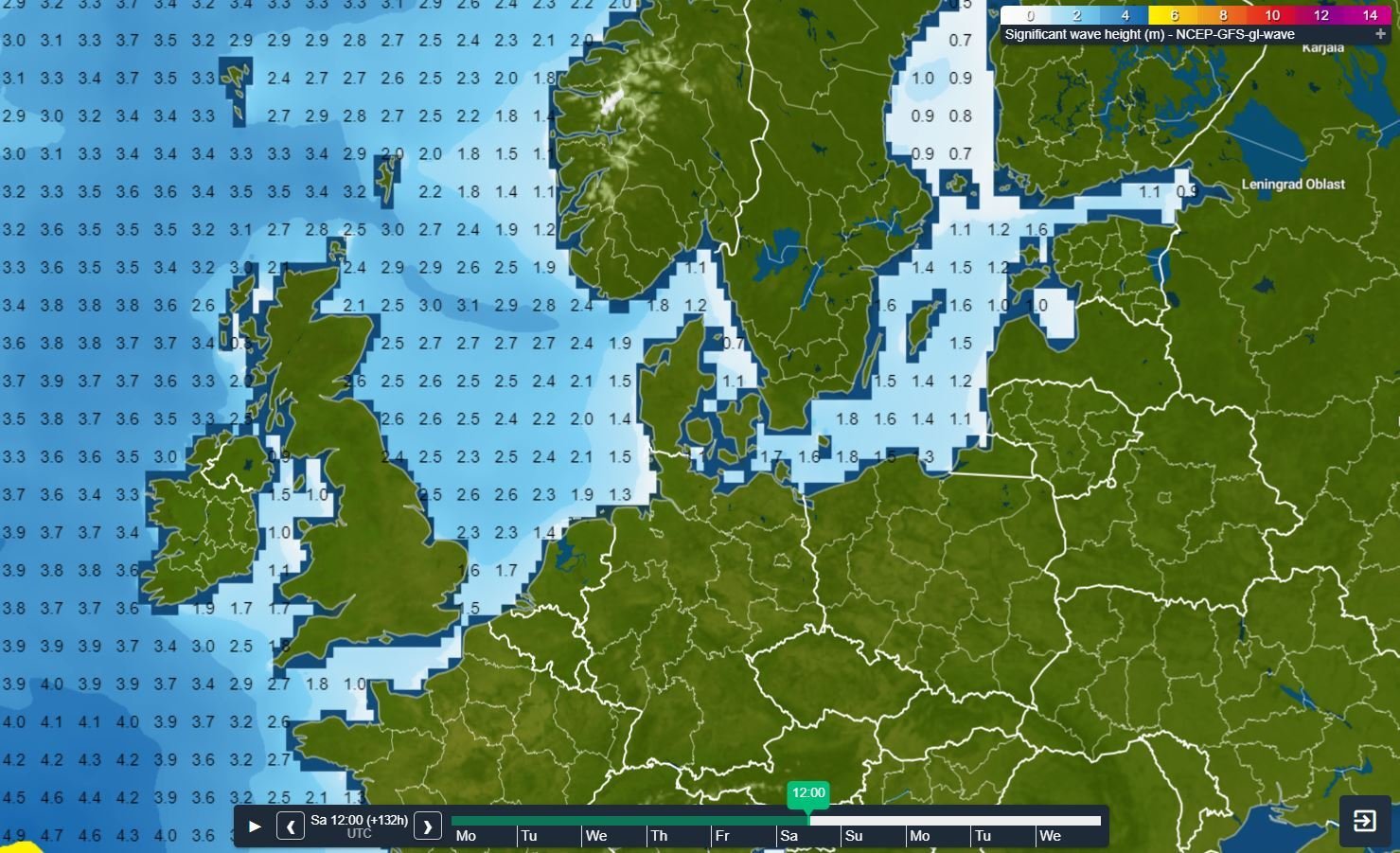 North Sea weather briefing week 48: 'Beast from the East' on its way?