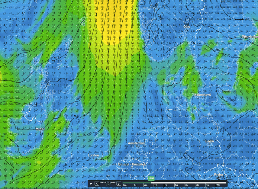 North Sea weather briefing week 14: Calm and workable conditions, while ...