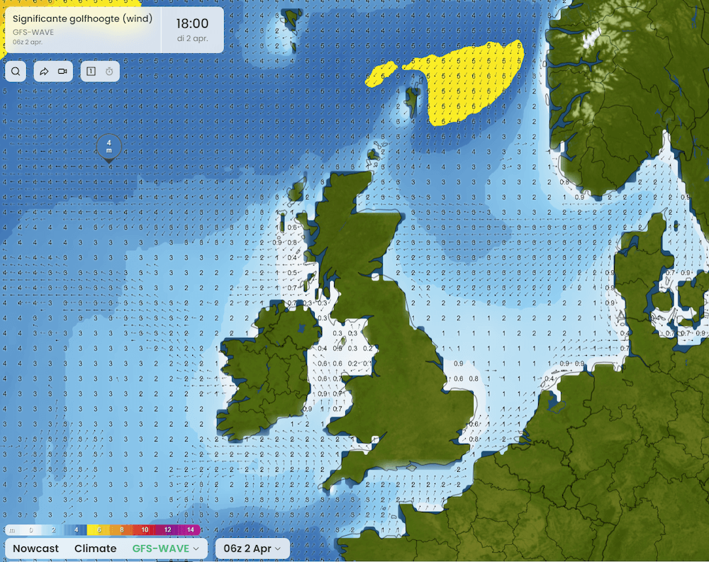 North Sea weather briefing: Low pressure dominates over the North Sea