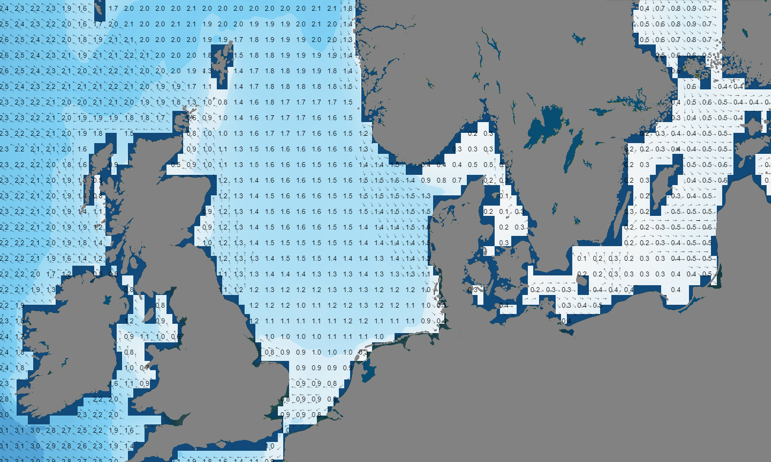 North Sea weather briefing week 18: calm and workable, towards the ...