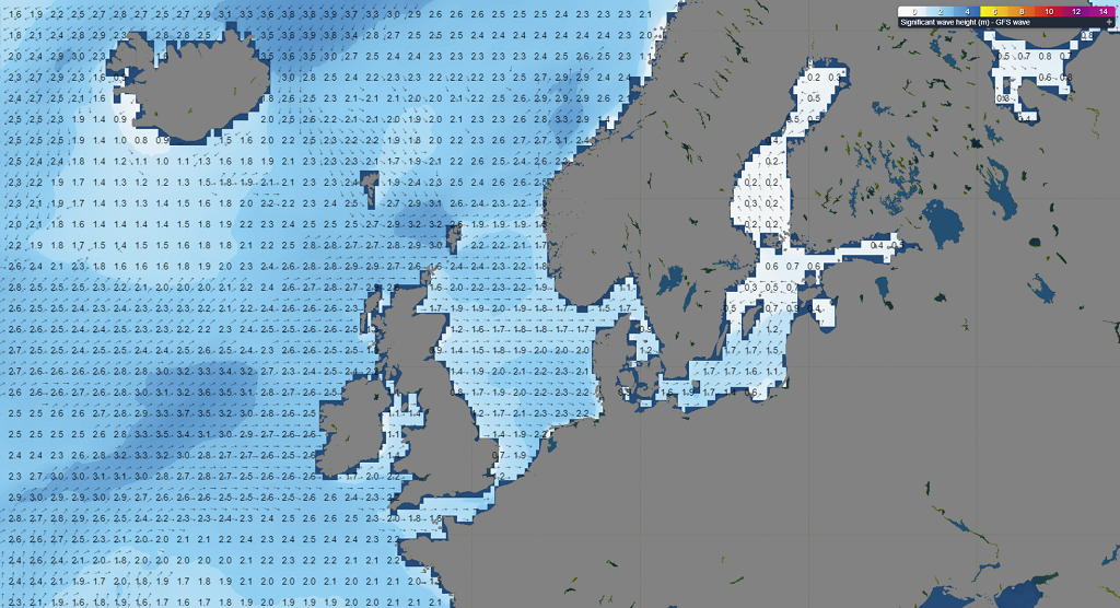 North Sea weather briefing week 40: Starting and ending with unsettled ...