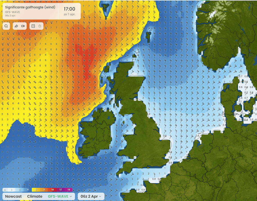 North Sea weather briefing: Low pressure dominates over the North Sea