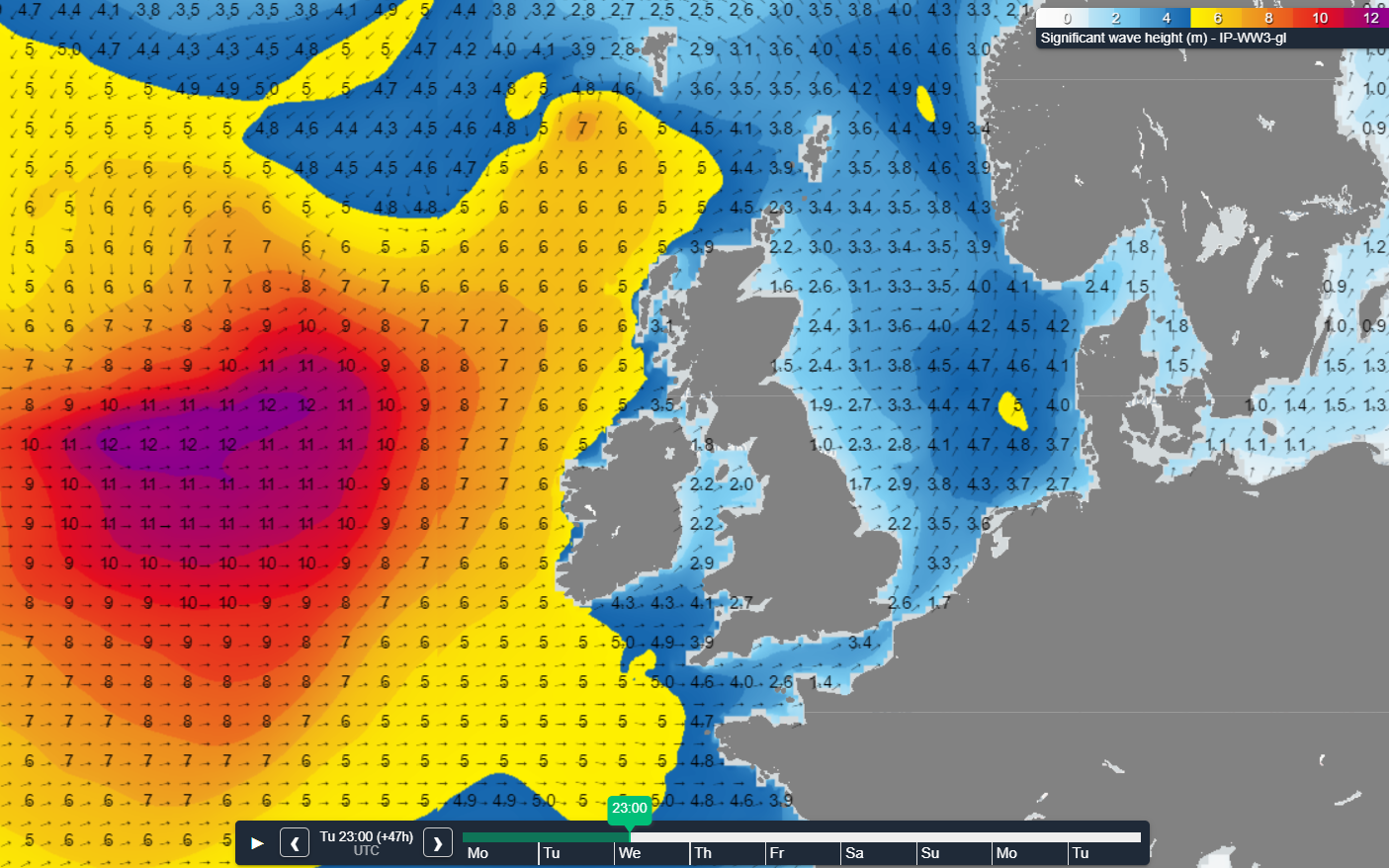 North Sea weather briefing: Heavy swells and the role of the British Isles