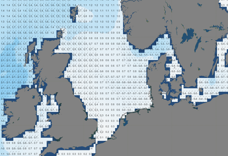 North Sea weather briefing week 34: relatively calm conditions