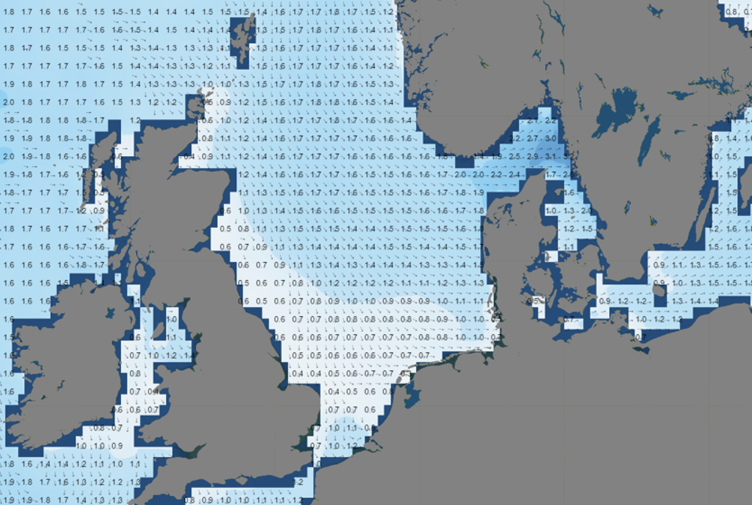 North Sea weather briefing week 34: relatively calm conditions