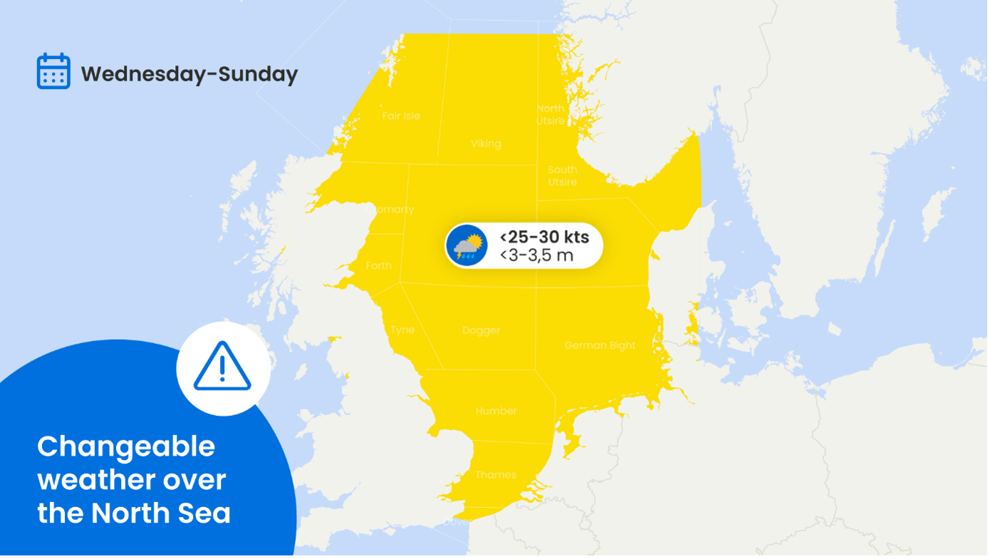 North Sea weather: Complex Atlantic low brings unstable conditions over ...