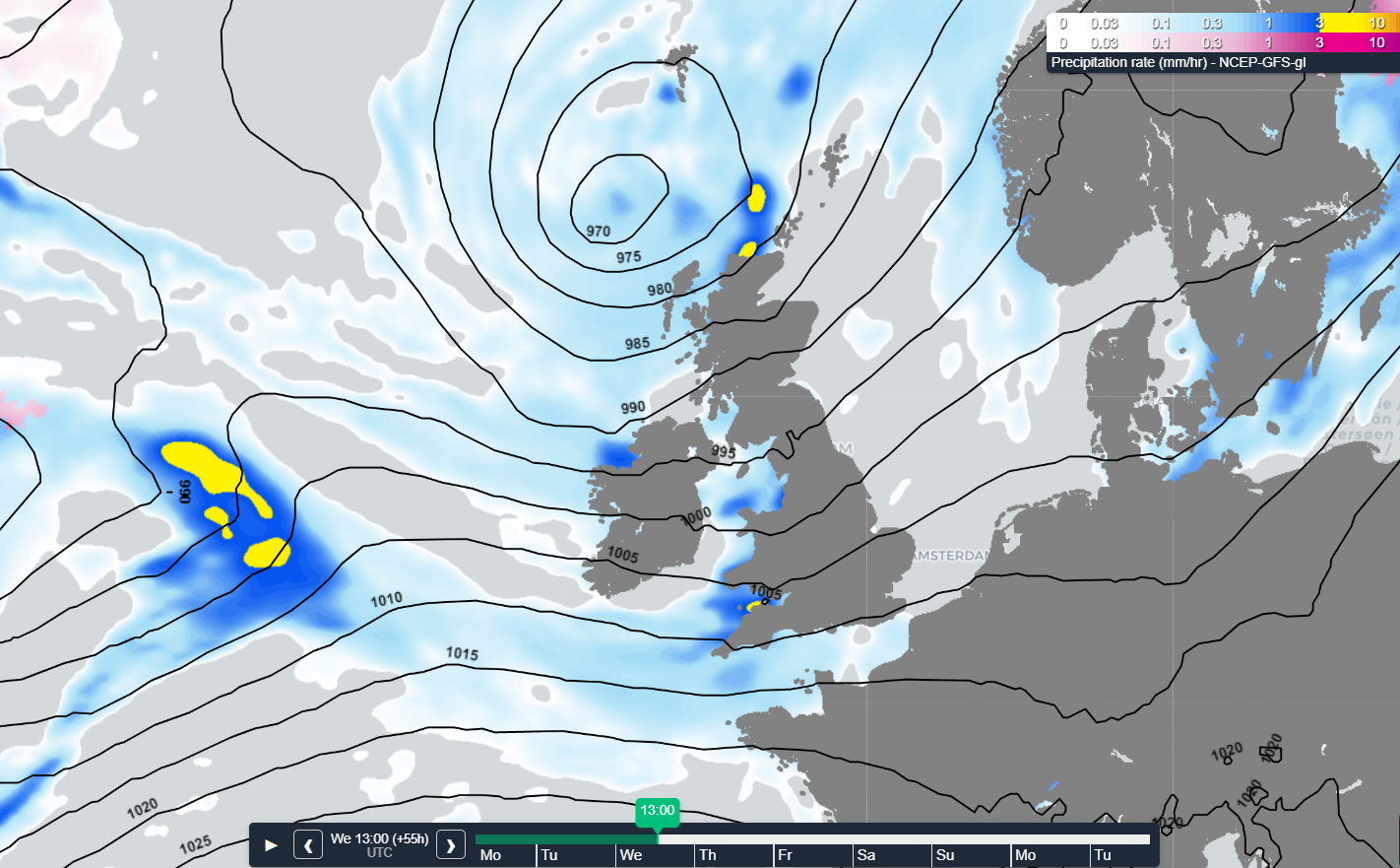 North Sea weather briefing: Heavy swells and the role of the British Isles