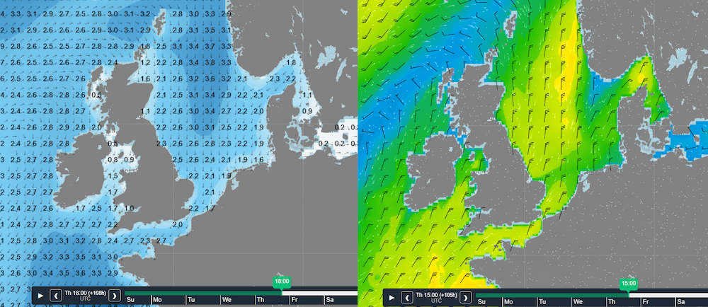 North Sea weather briefing week 4: High pressure retreating south