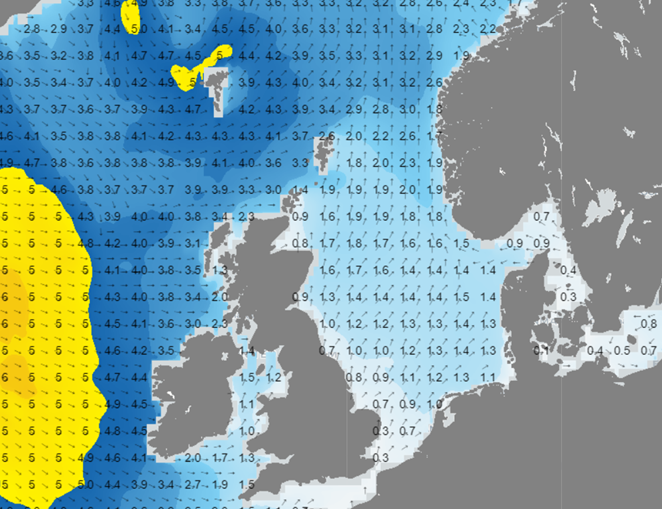 North Sea weather briefing week 8: Dominating high-pressure and swell ...