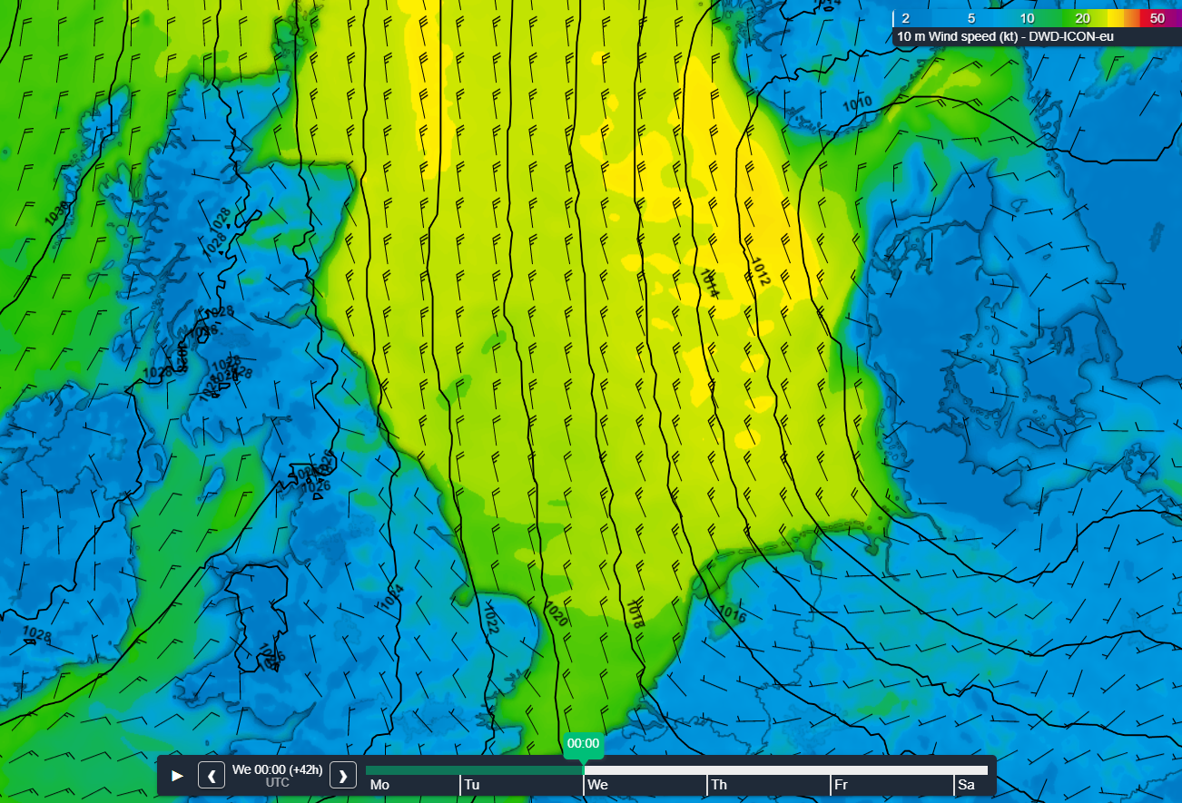 North Sea weather briefing week 49: Blocking high brings cold and ...