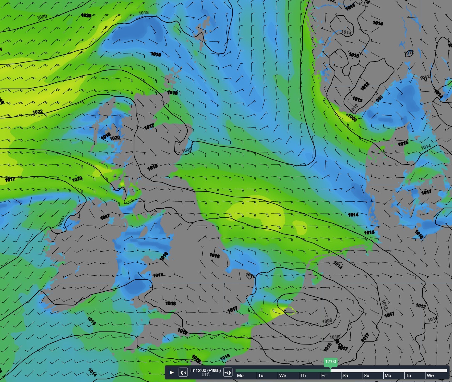 North Sea weather briefing week 17: Incoming high-pressure influence ...