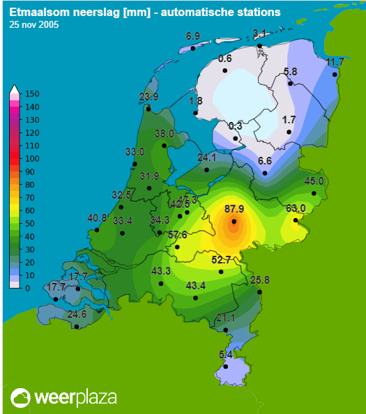 Bijzondere wintersituaties: de sneeuwstorm van 25 november 2005
