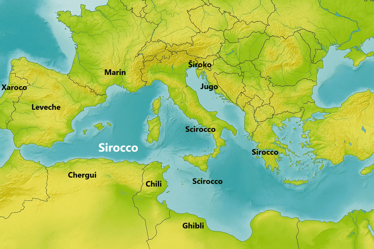 Local Weather Phenomena: Sirocco