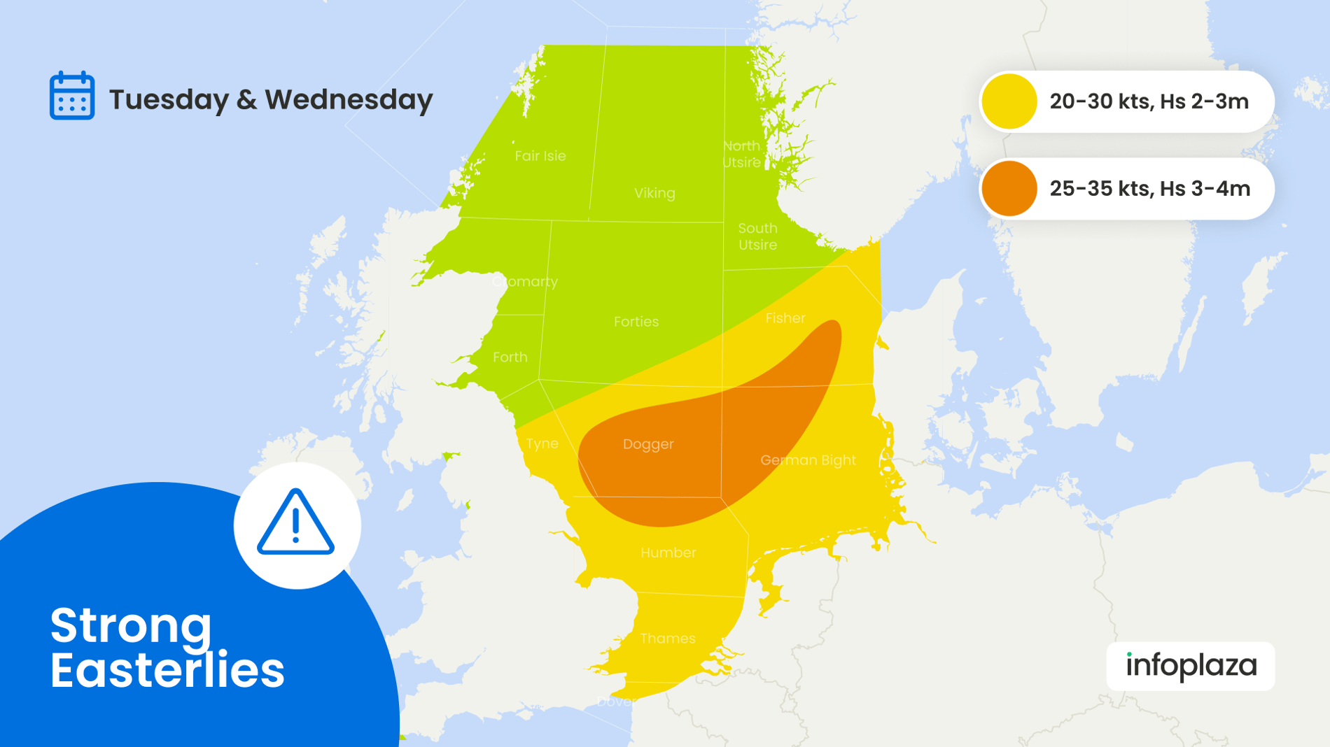 North Sea weather: Calm weather returns