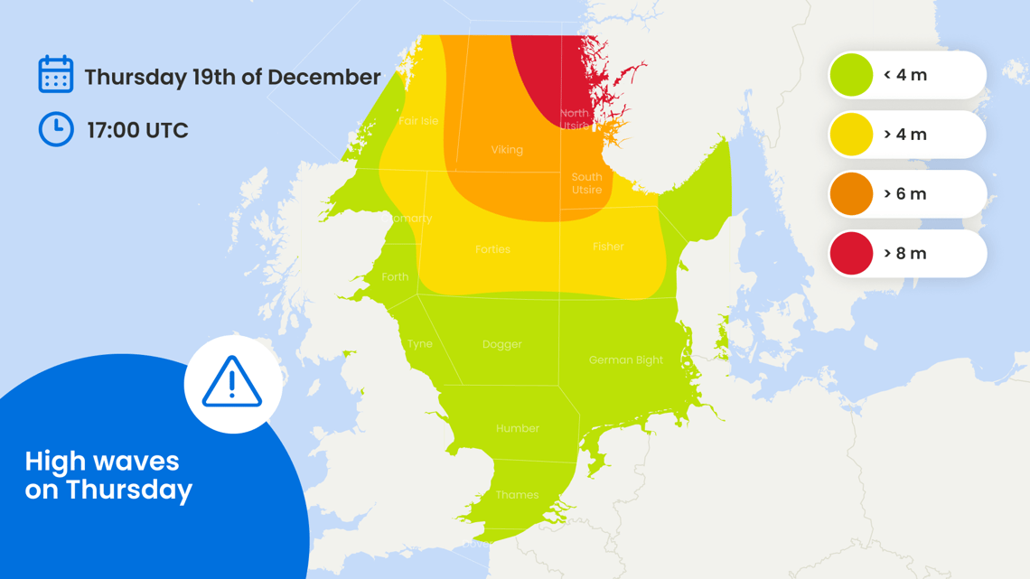 North Sea Weather: upcoming week marked by rough conditions