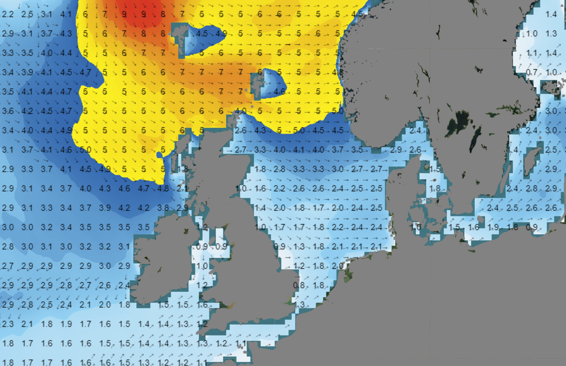 North Sea weather briefing week 41: Sharp cold fronts incoming
