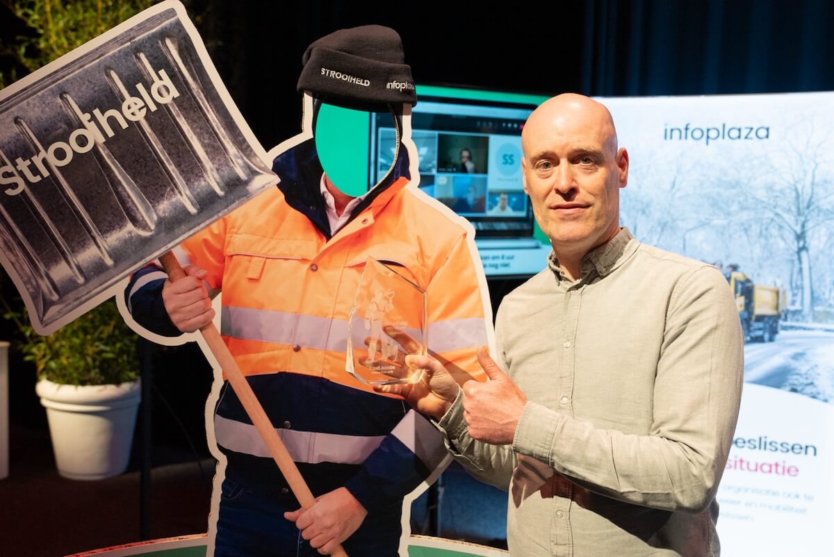 Ruud Jacobs (gemeente Eindhoven) nieuwe Strooiheld van het Jaar
