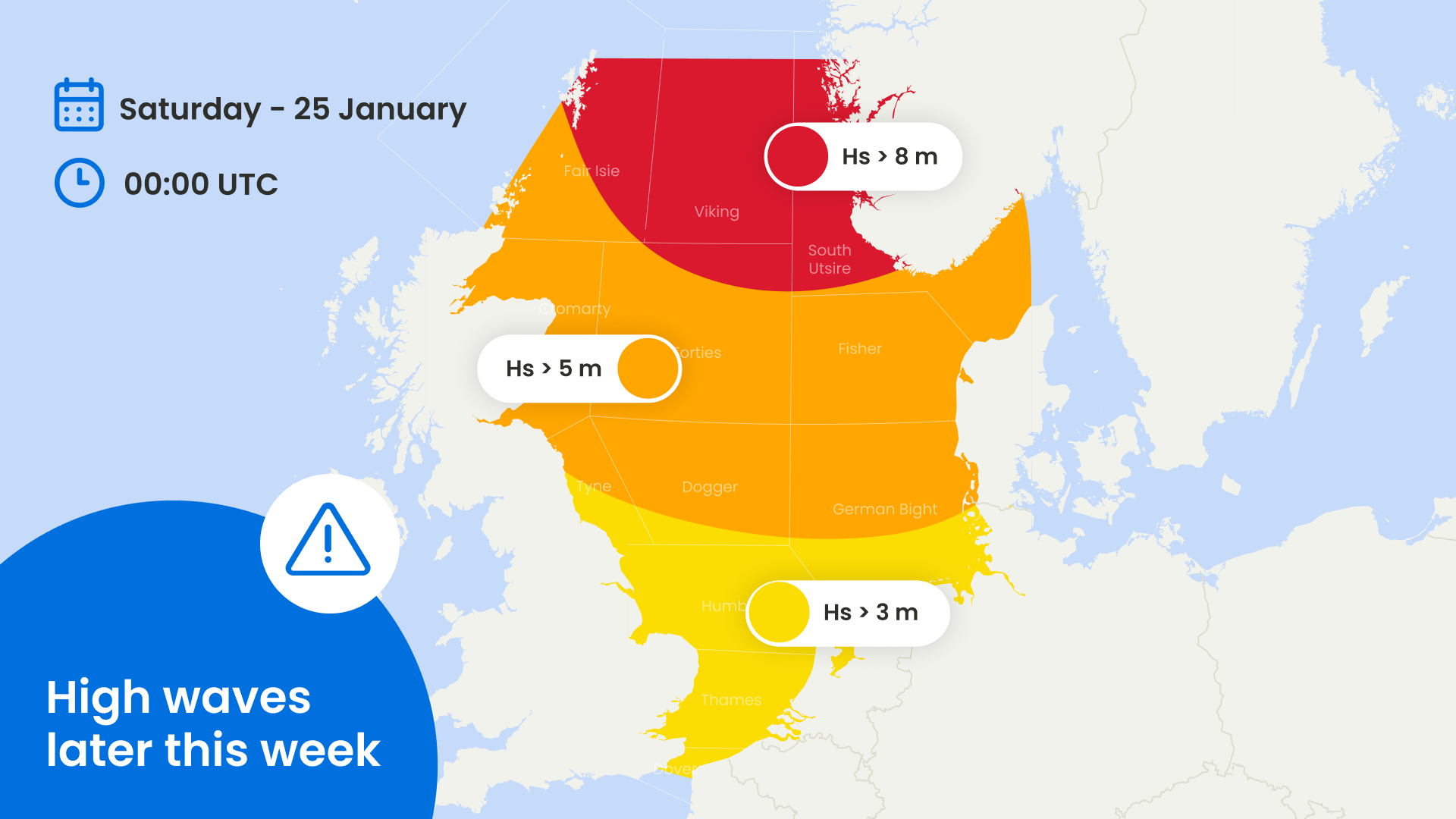 North Sea weather: Conditions over the North Sea will change